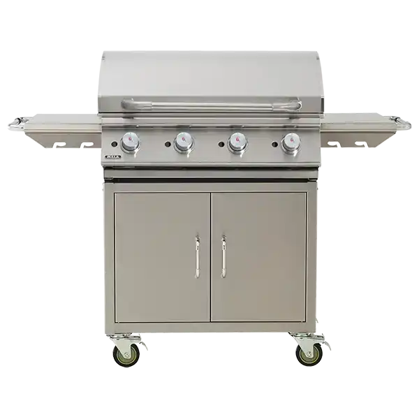 Bull 30 Commercial Style Griddle Cart | 4-Burner Griddle Cart